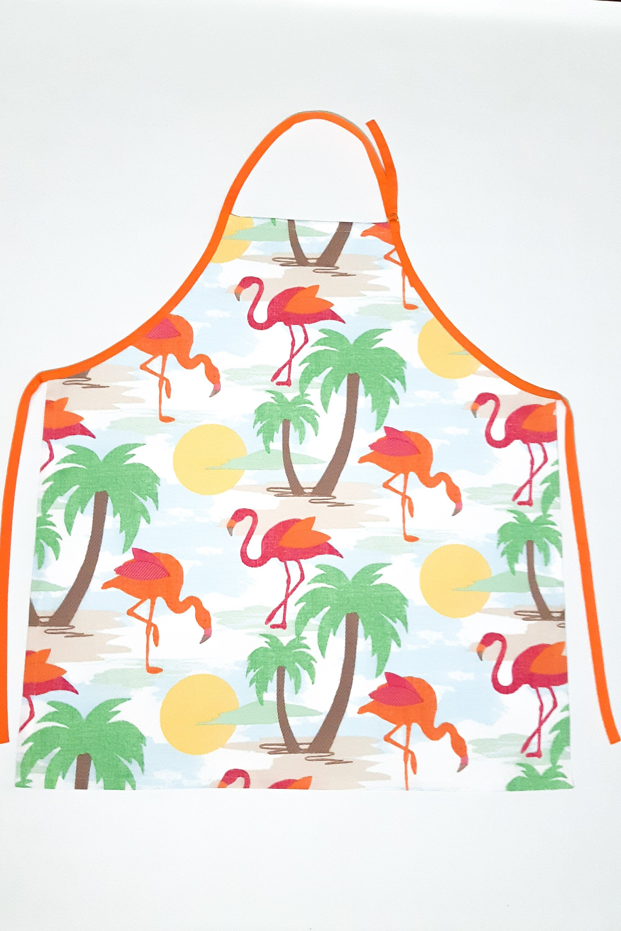Flamingo Apron | Tropical Apron | Novelty Apron | Kitchen Apron ...