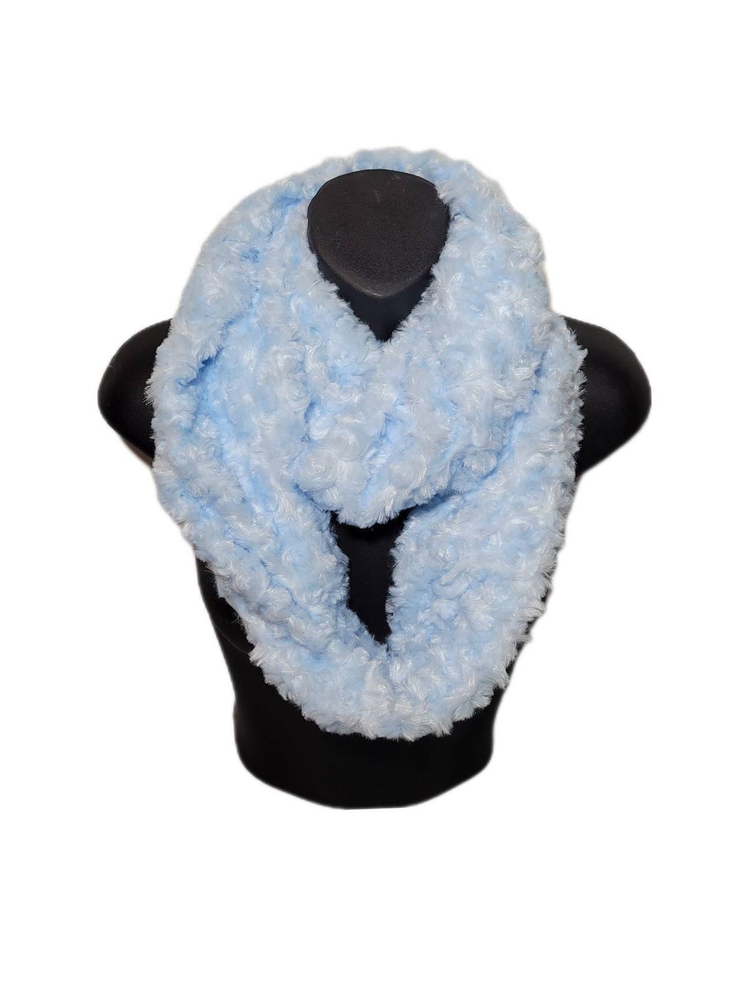 Cabbage Rose Scarf | Faux Fur Scarf | Infinity Scarf | Womens Scarf ...