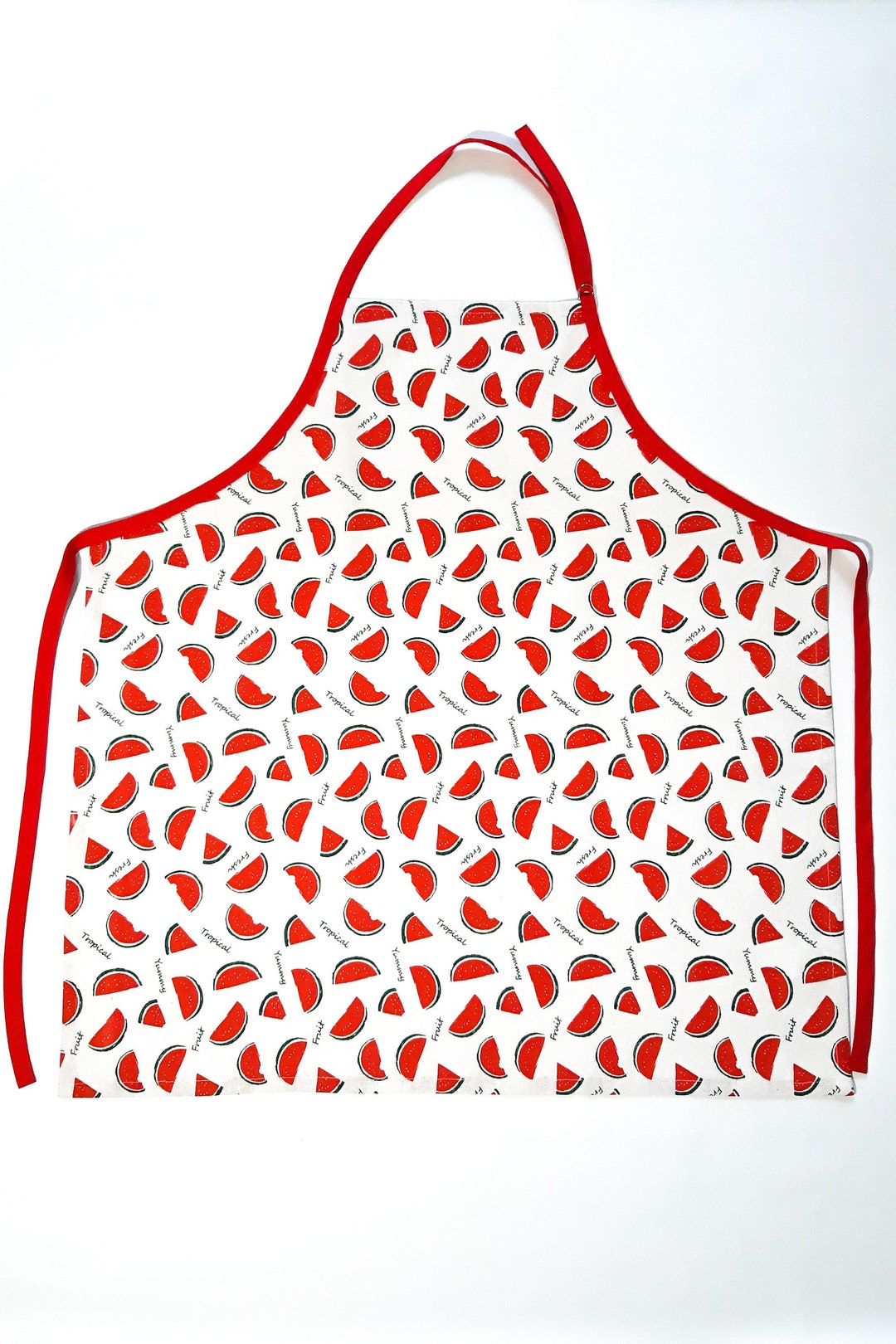Fresh Fruit | Watermelon Apron | Kitchen Apron | Cooking Apron | Gift ...