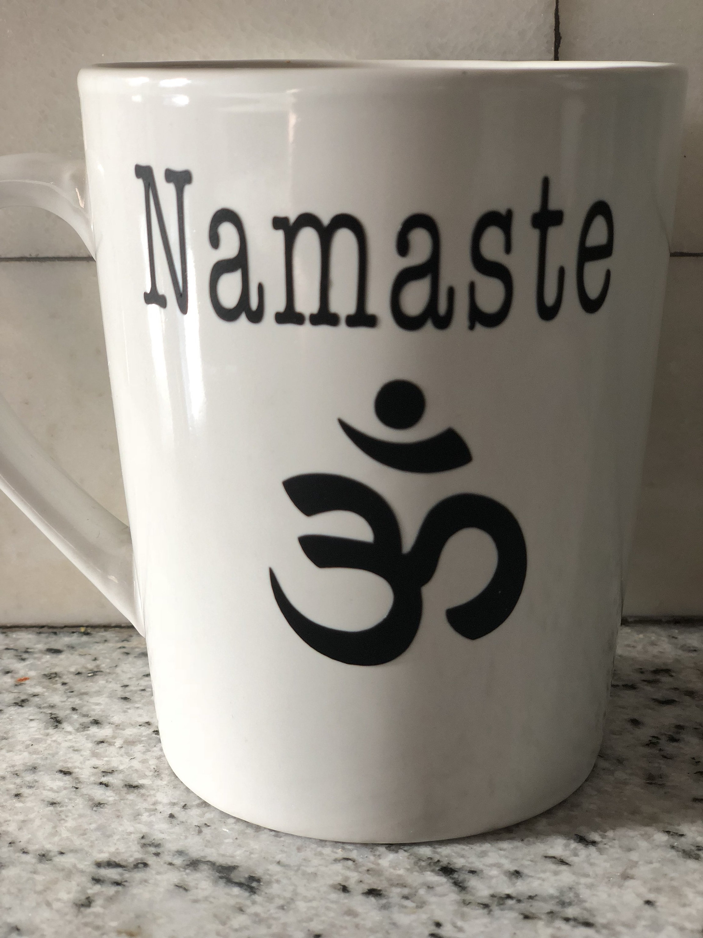 Namaste mug yoga mug namaste yoga teacher gift yoga coffee | Etsy