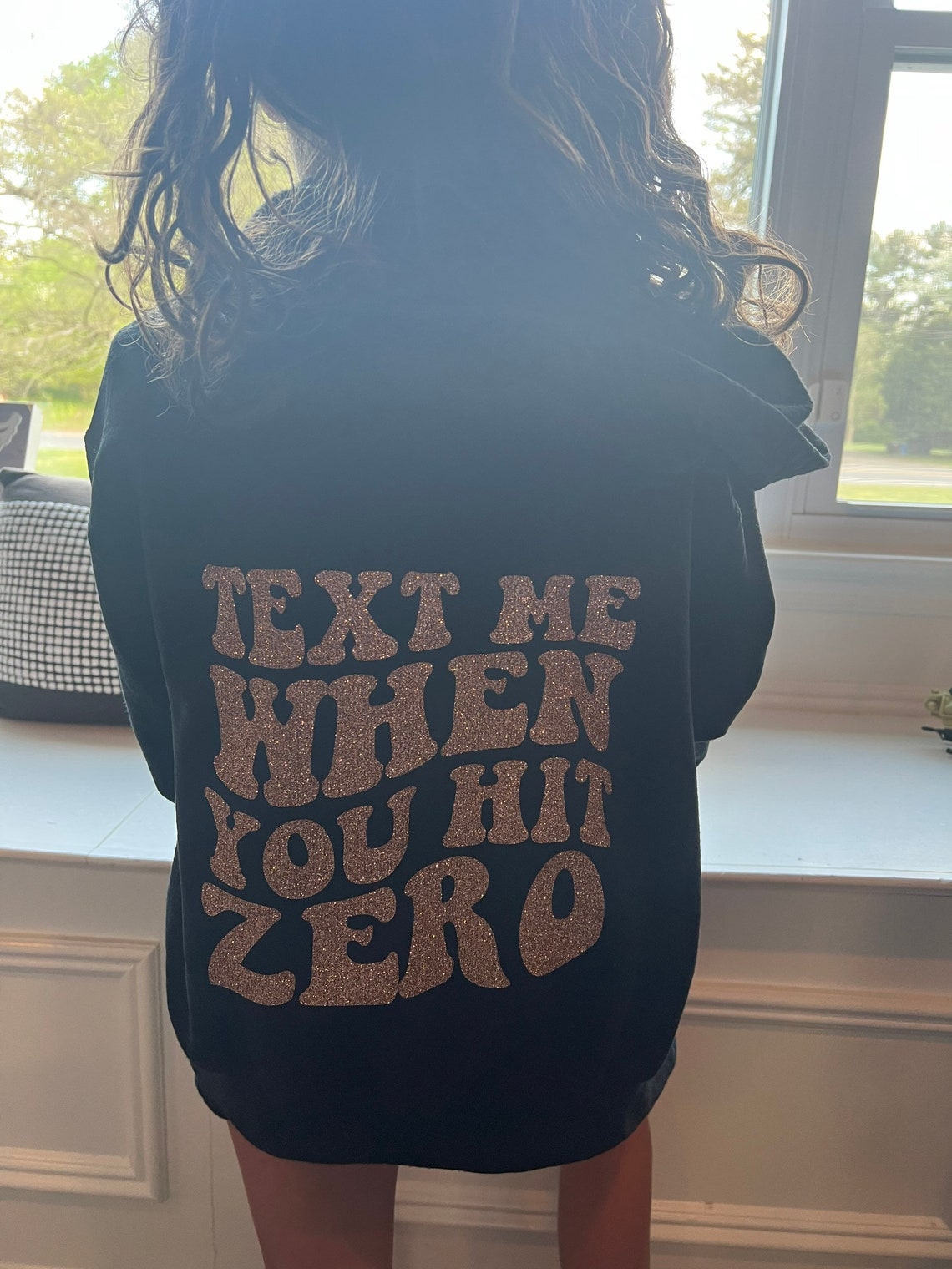 Cheer Shirt, Cheer Zip Up, Text Me When You Hit Zero Shirt, Text Me ...