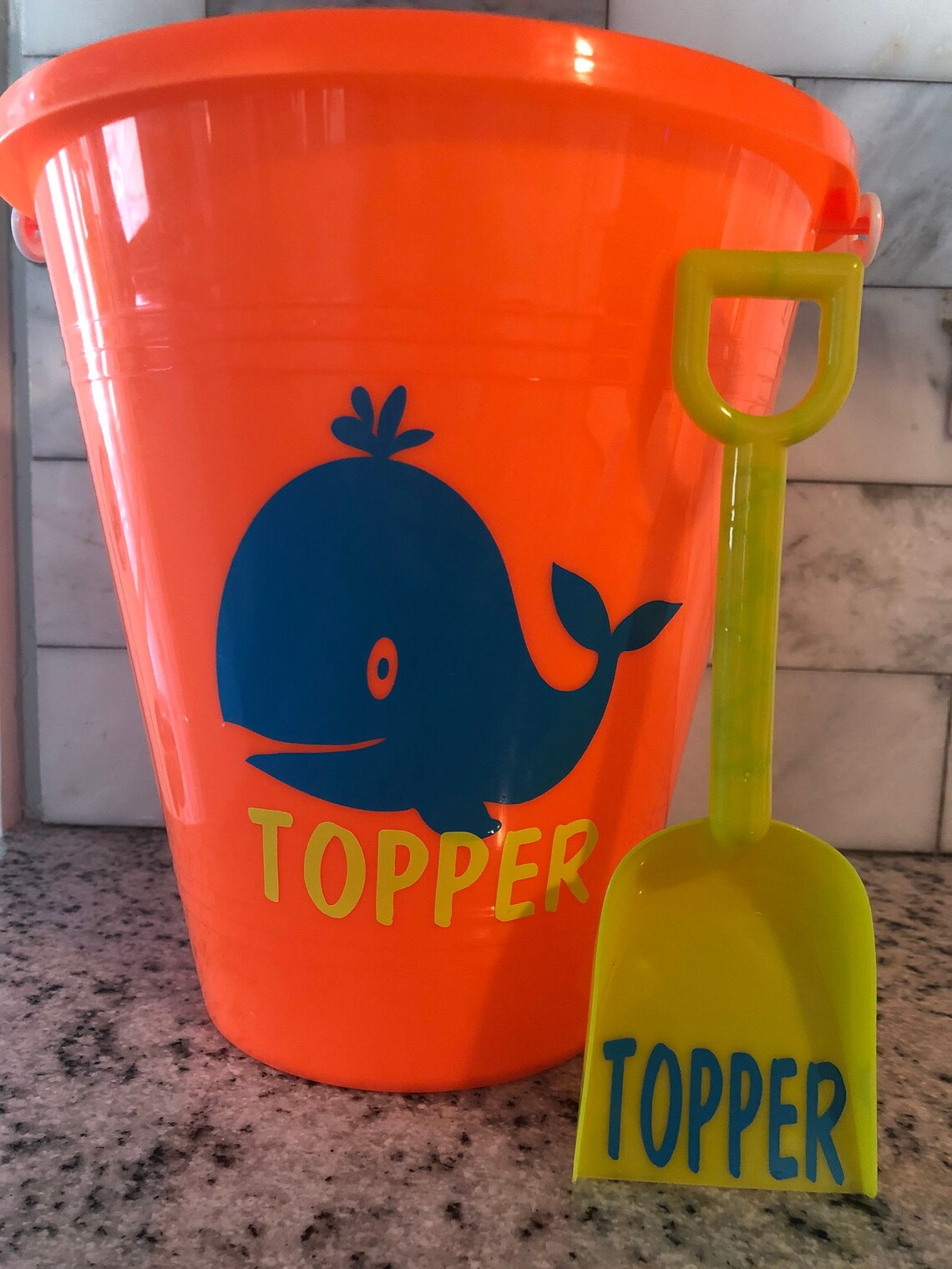 Personalized Beach Pail, Beach Bucket, Name Bucket, Sand Toy, Beach Toy ...