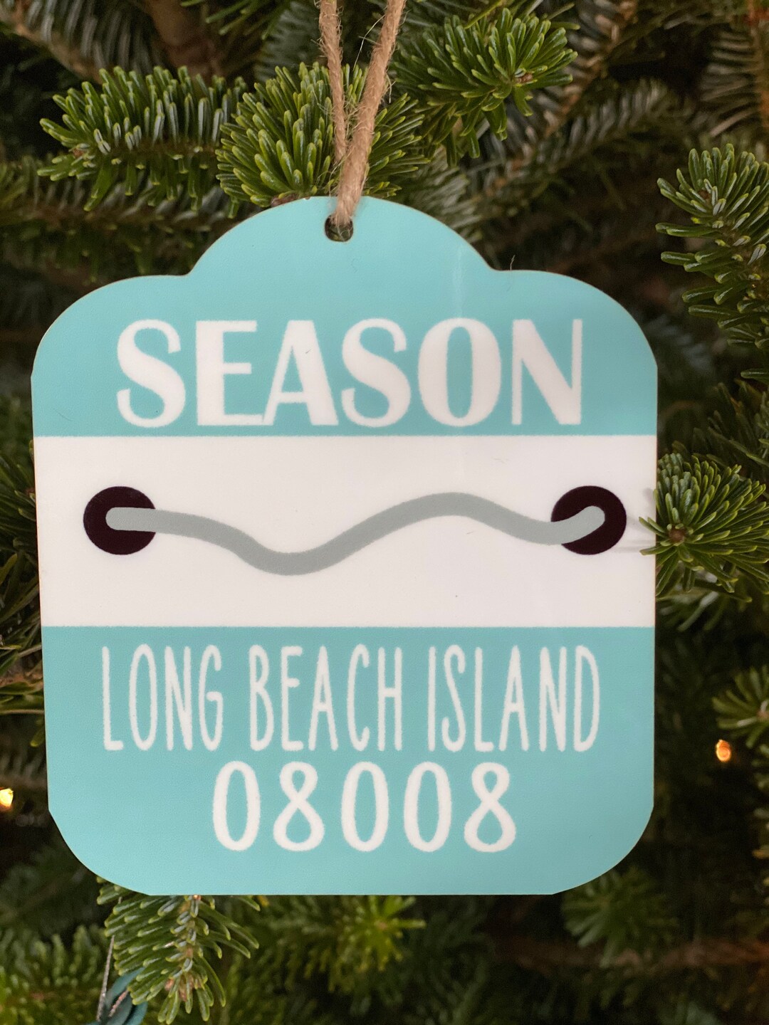 Beach Badge Ornament, Beach Badge Decor, Beach Badge Ornaments, Badge ...