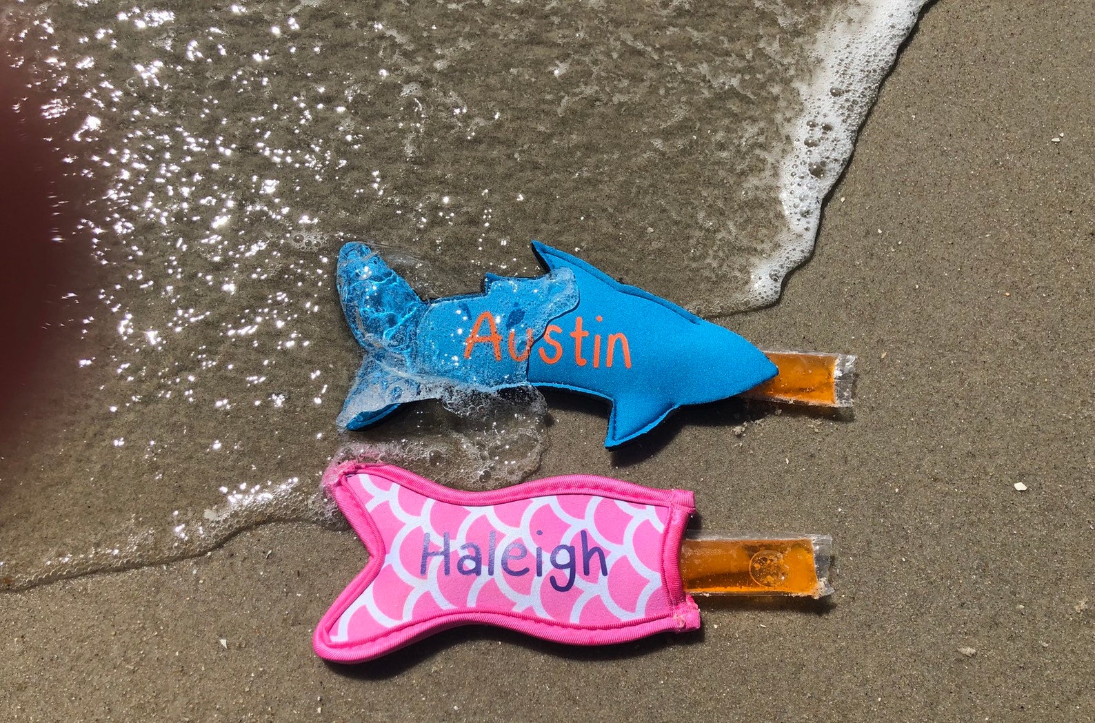 Shark Ice Pop Holder Mermaid Ice Pop Holder Posticle Holder - Etsy