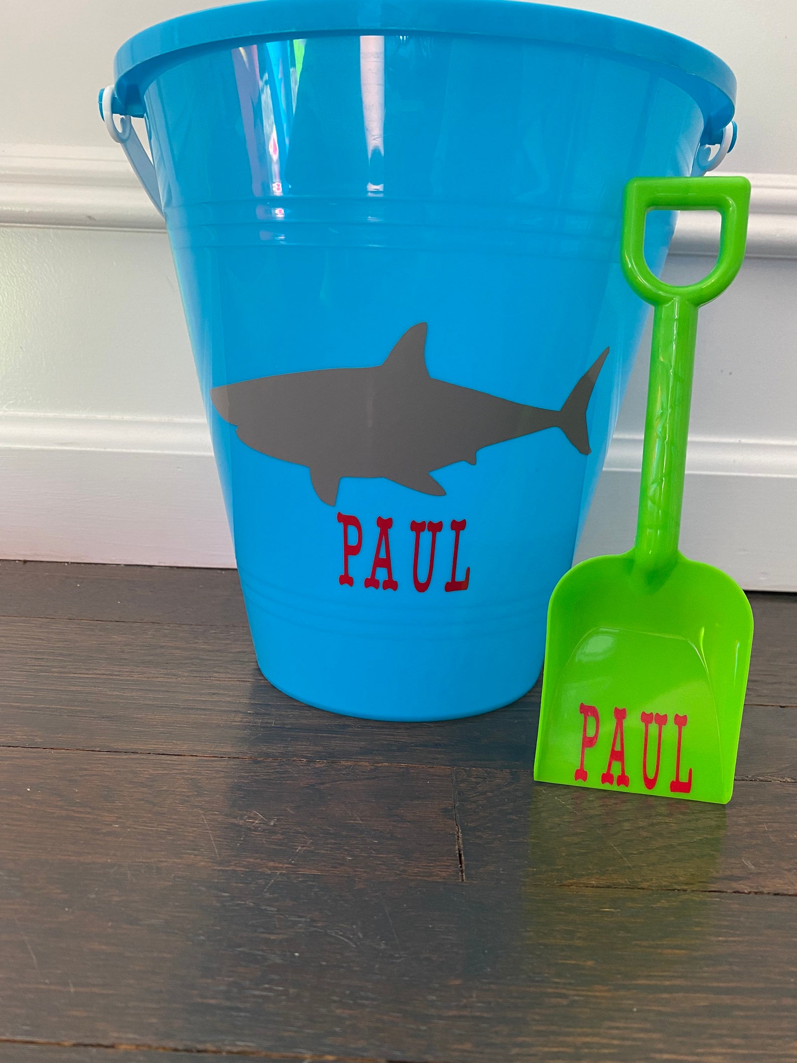 Personalized Beach Pail Beach Bucket Name Bucket Sand Toy - Etsy