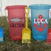 Personalized Beach Pail, Beach Bucket, Name Bucket, Sand Toy, Beach Toy ...