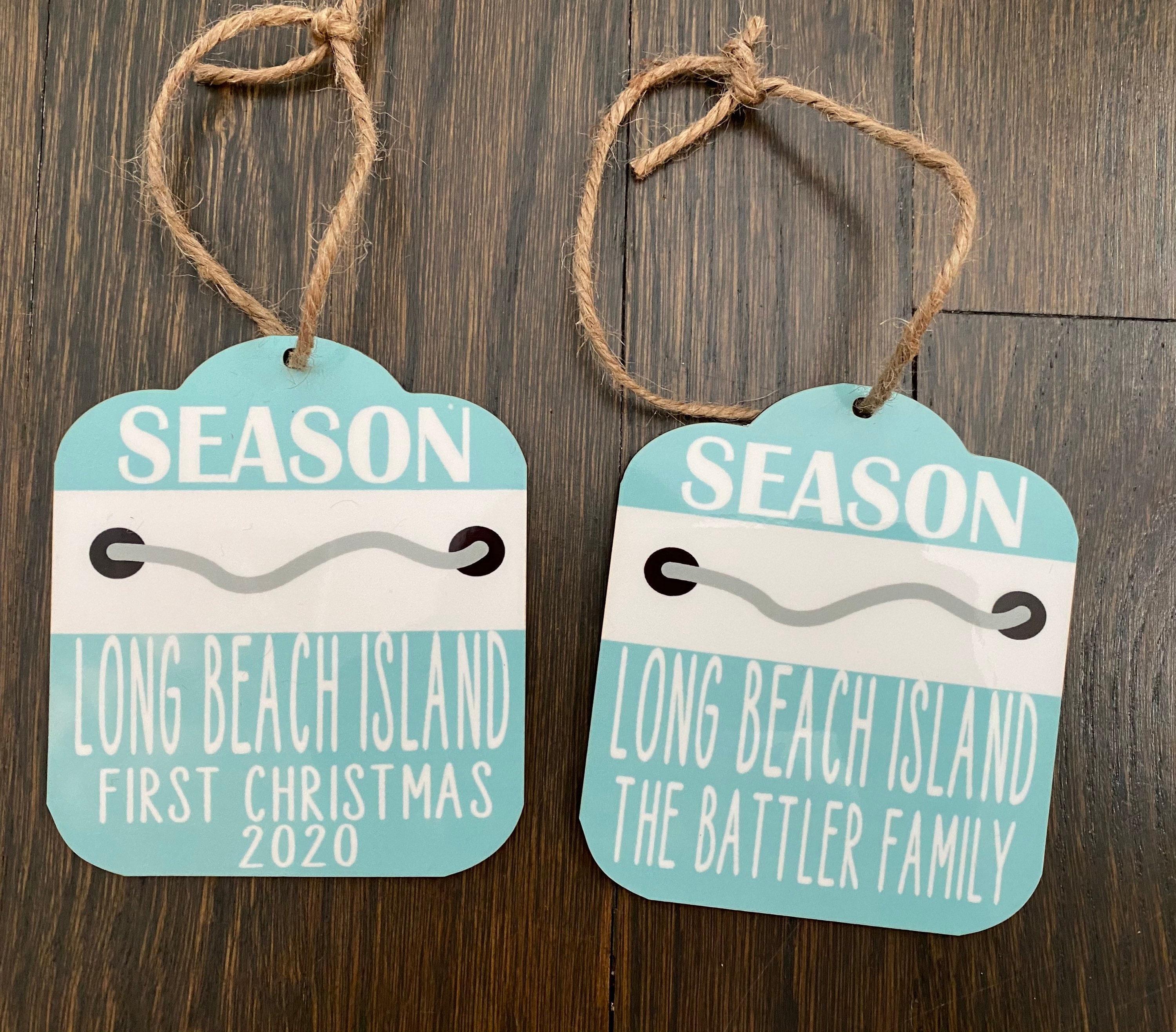 Beach Badge Ornament Beach Badge Decor Beach Badge - Etsy