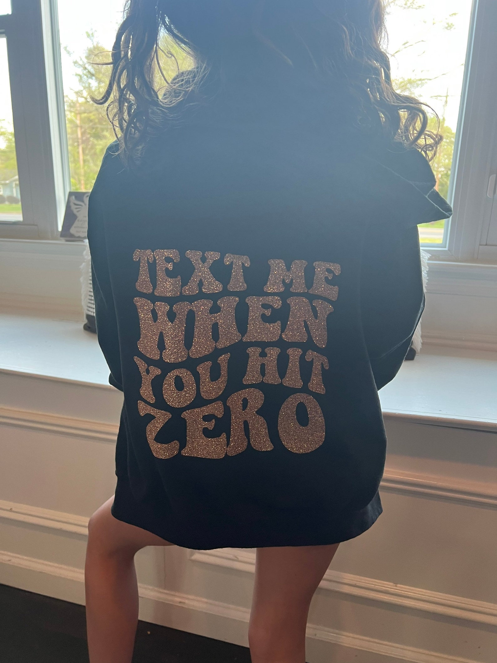 Cheer Shirt, Cheer Zip Up, Text Me When You Hit Zero Shirt, Text Me ...
