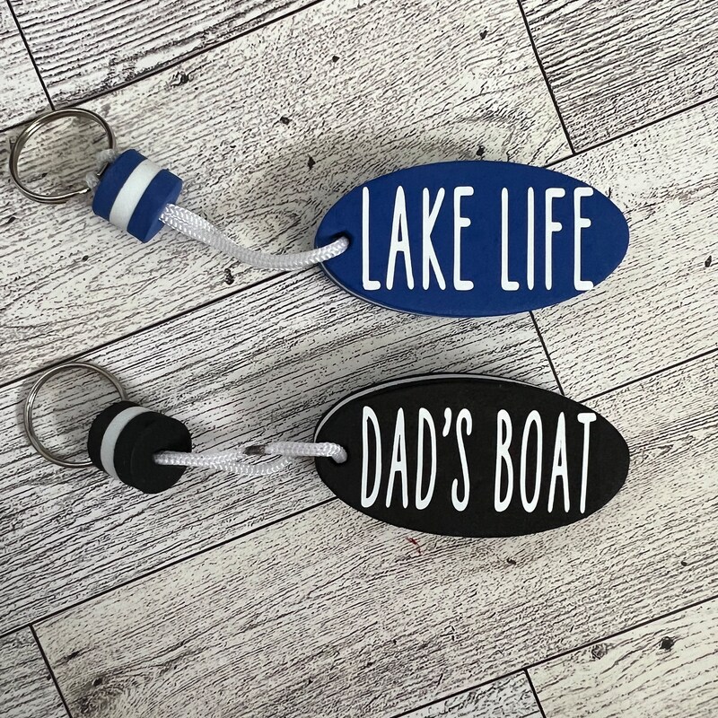 Floating Boat Key Keychain - Etsy
