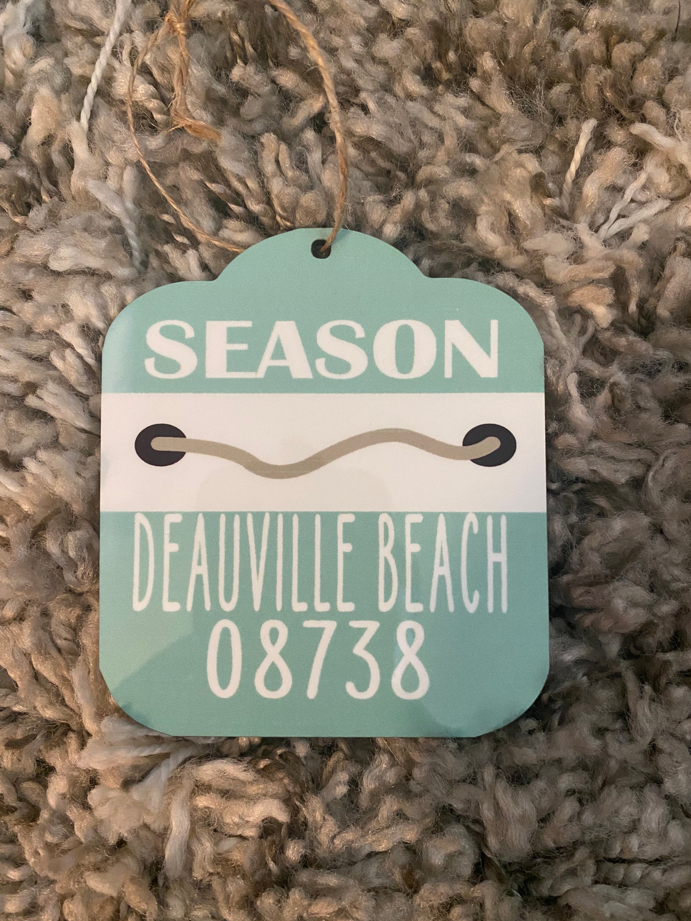 Beach Badge Ornament Beach Badge Decor Beach Badge - Etsy