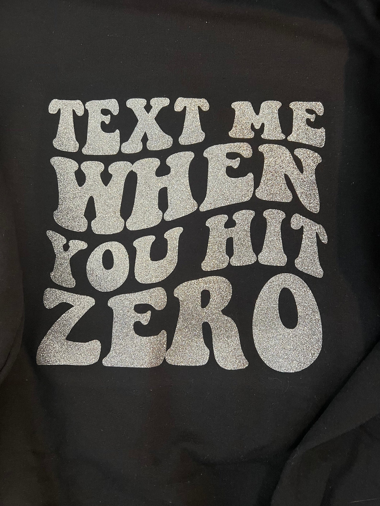 Cheer Shirt, Cheer Zip Up, Text Me When You Hit Zero Shirt, Text Me ...