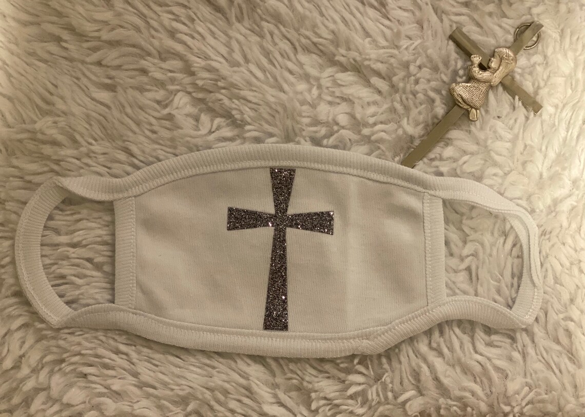 First communion child mask first communion room child face | Etsy