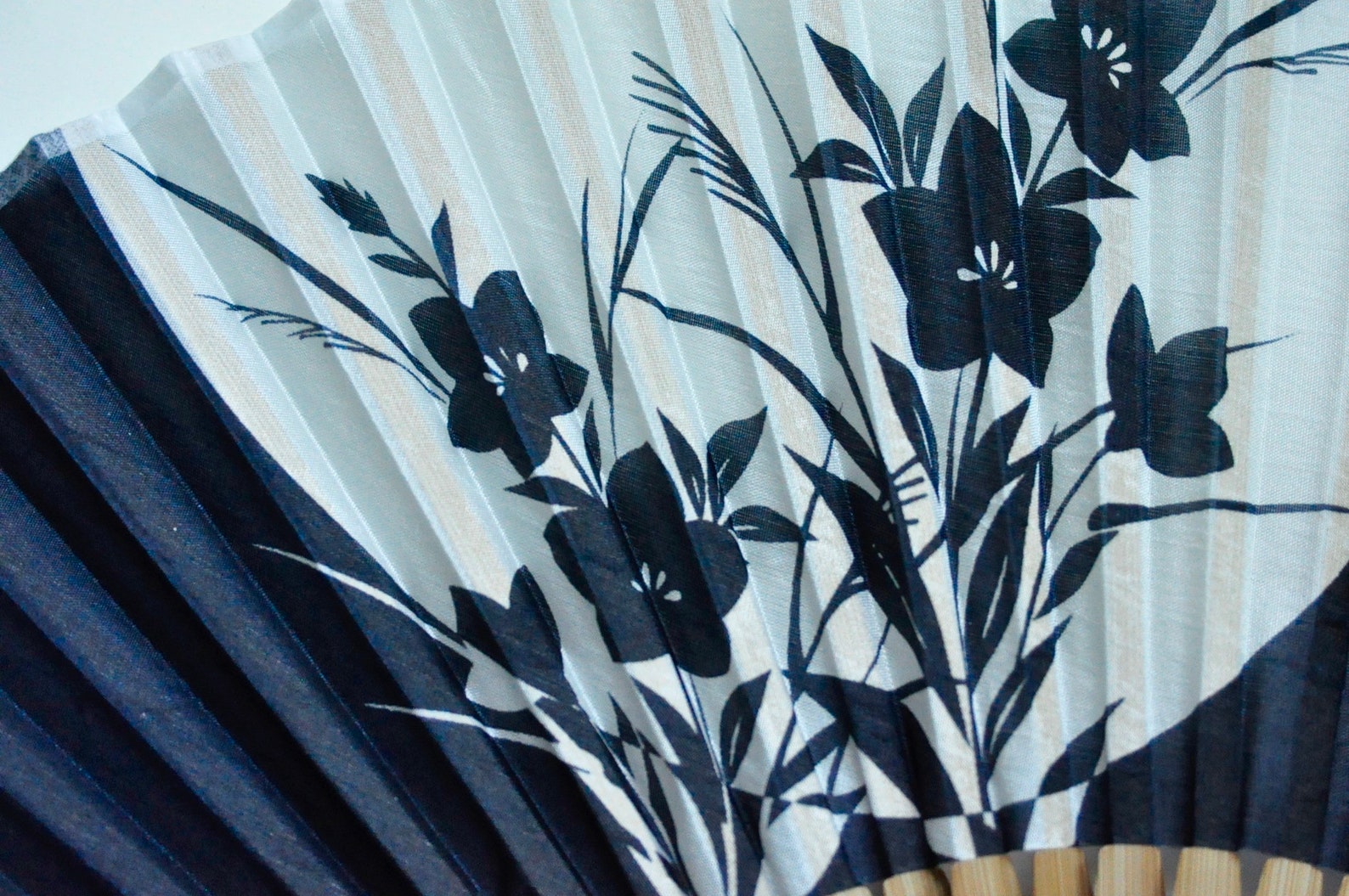 Silk Black Rabbit Hand Fan With Sleeve handheld Folding Fan - Etsy