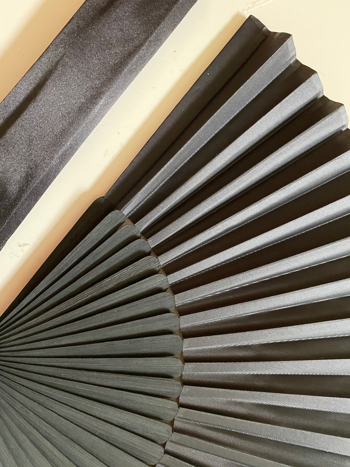 Black Hand Fan handheld Folding Fan Man Hand Fanboy Hand | Etsy