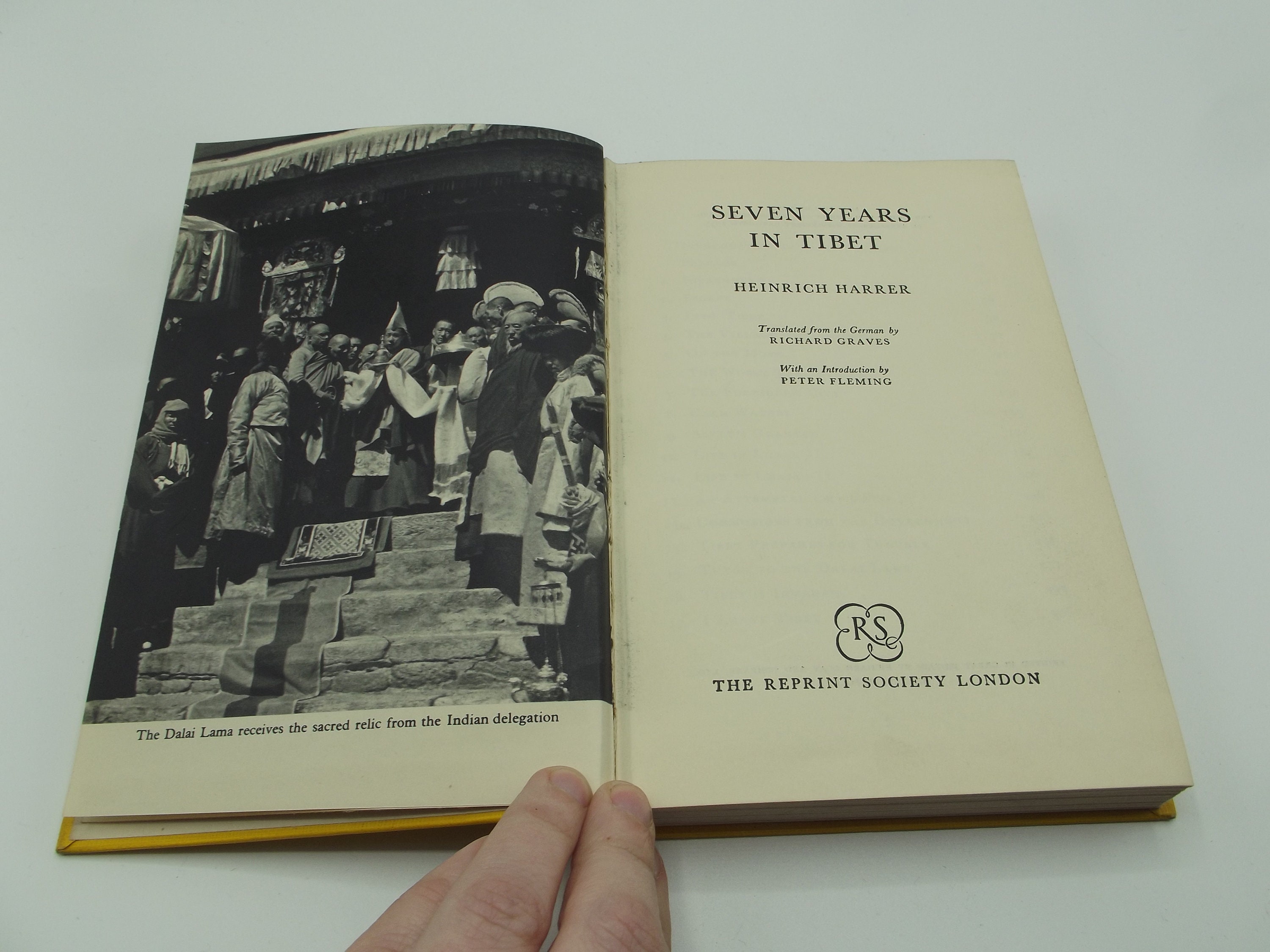 Seven Years in Tibet by Heinrich Harrer, 1955, published by The Reprint ...