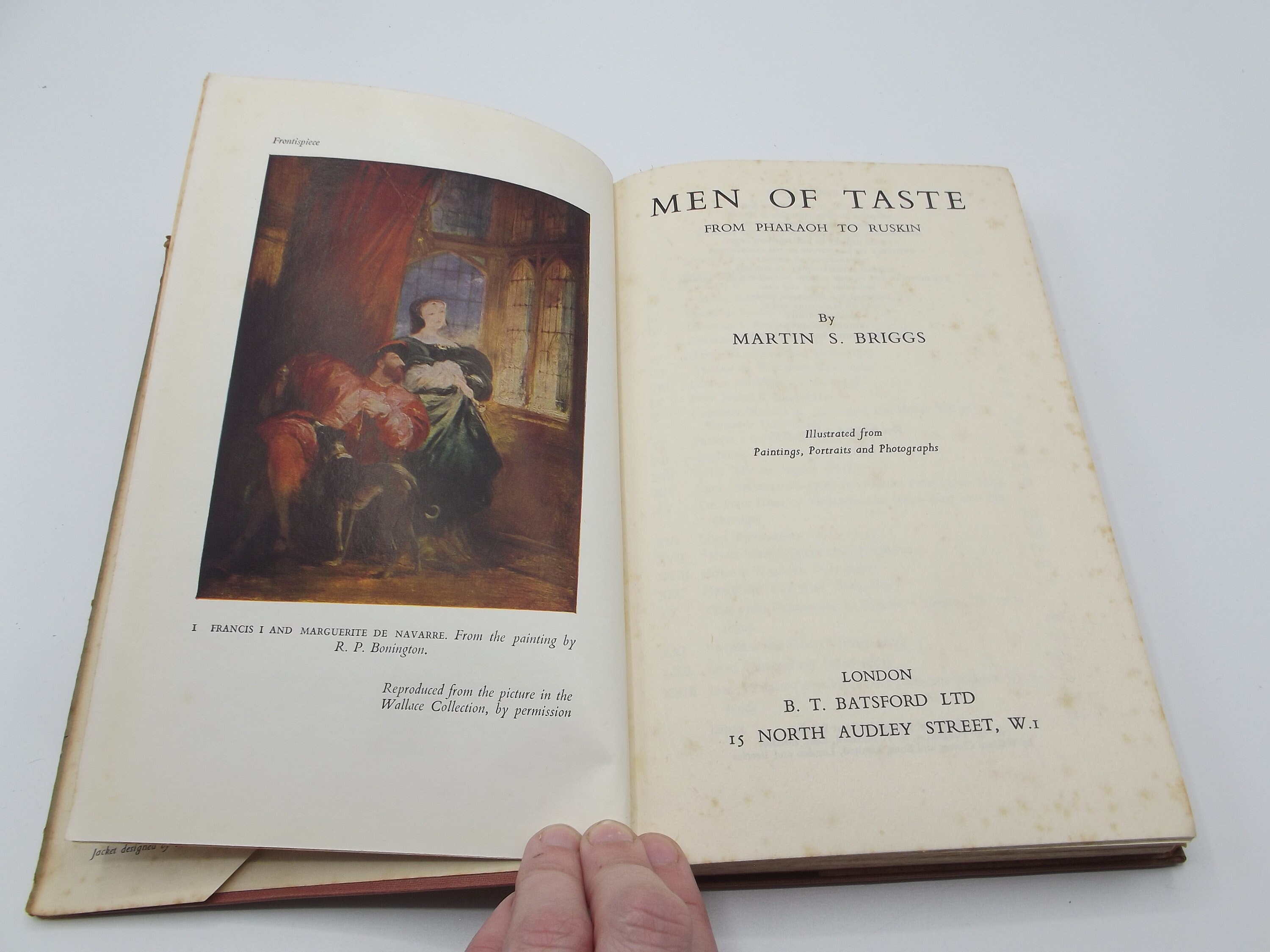 Men of Taste by Martin S. Briggs, 1947, Vintage Illustrated History ...