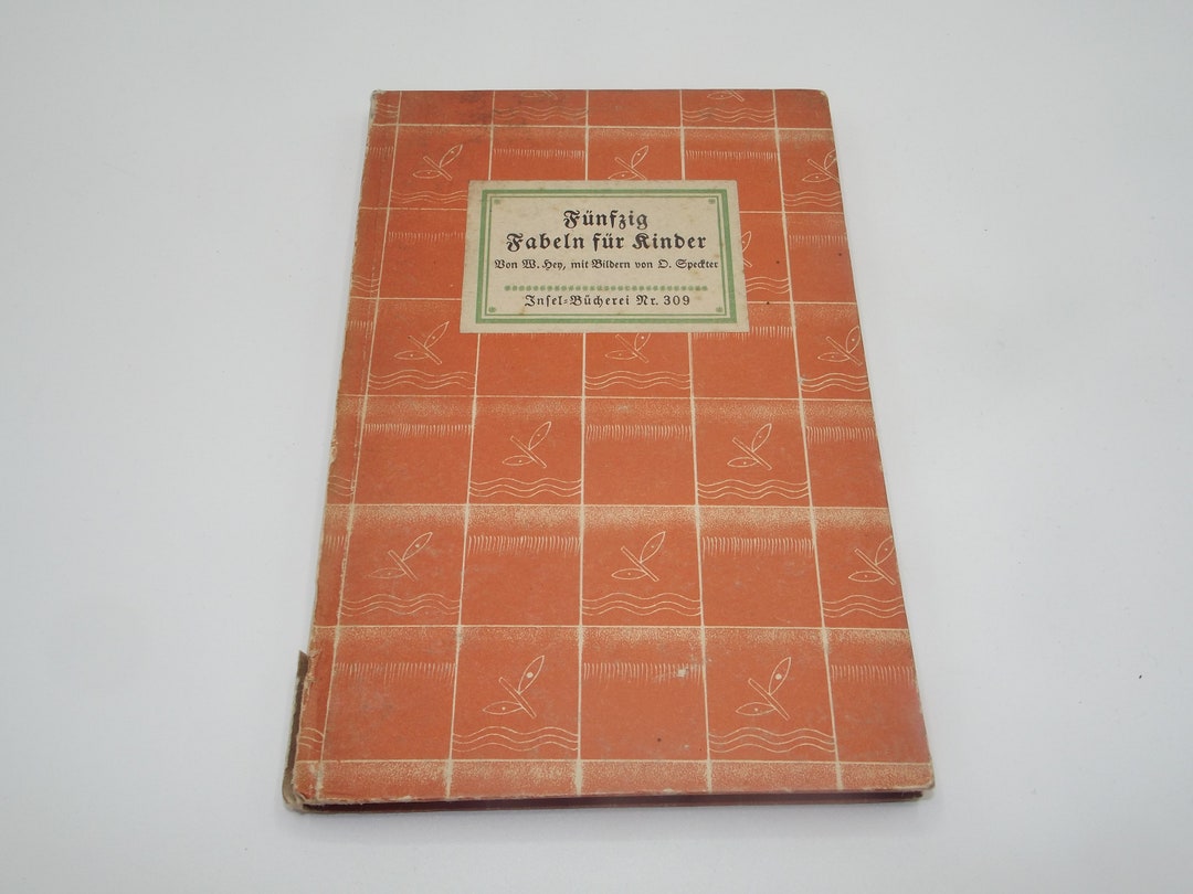 Funfzig Fabeln Fur Kinder by Wilhelm Hey Illustrated by Otto - Etsy