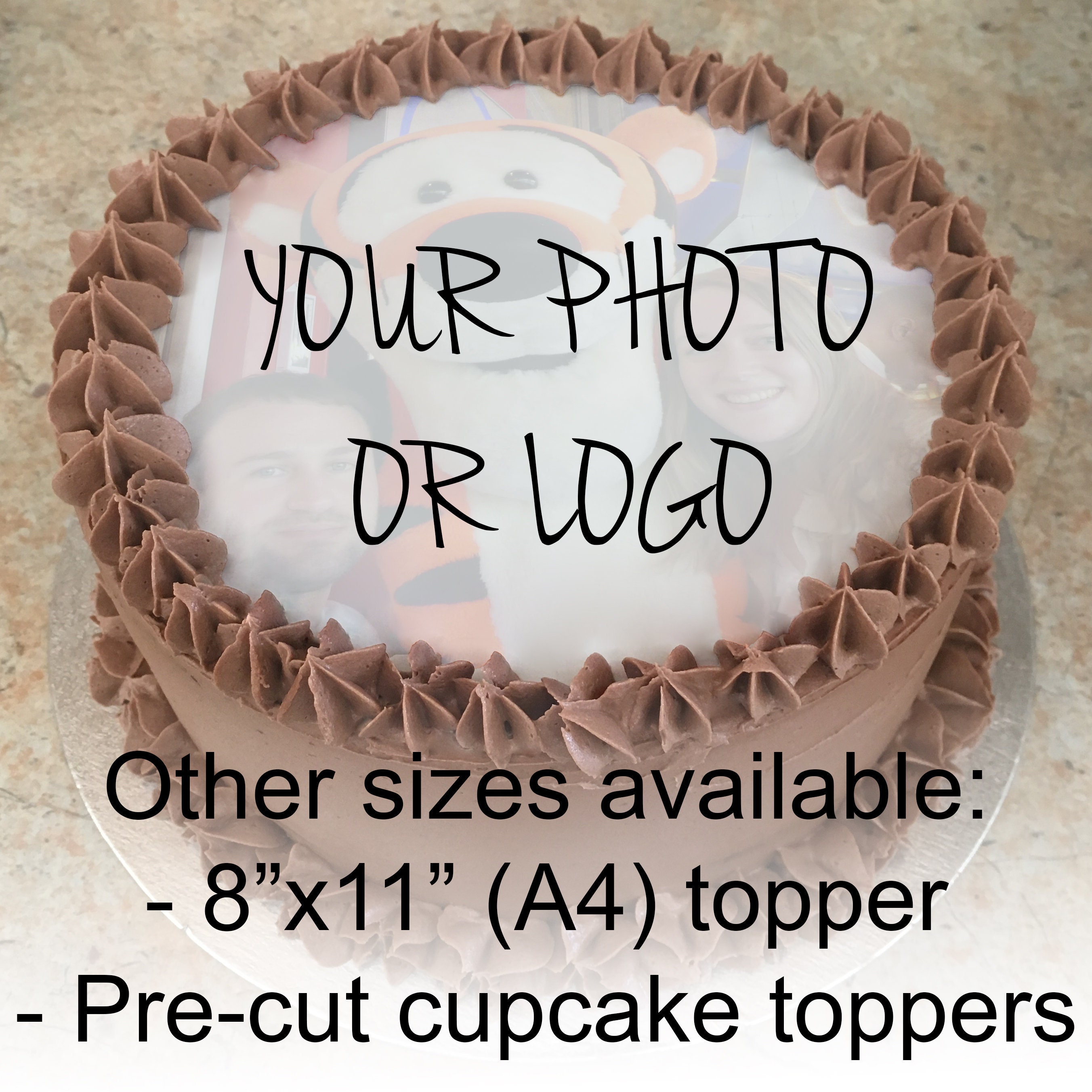 Taartdecoraties en accessoires MANY SIZES ICING WAFER SORRY YOU'RE ...