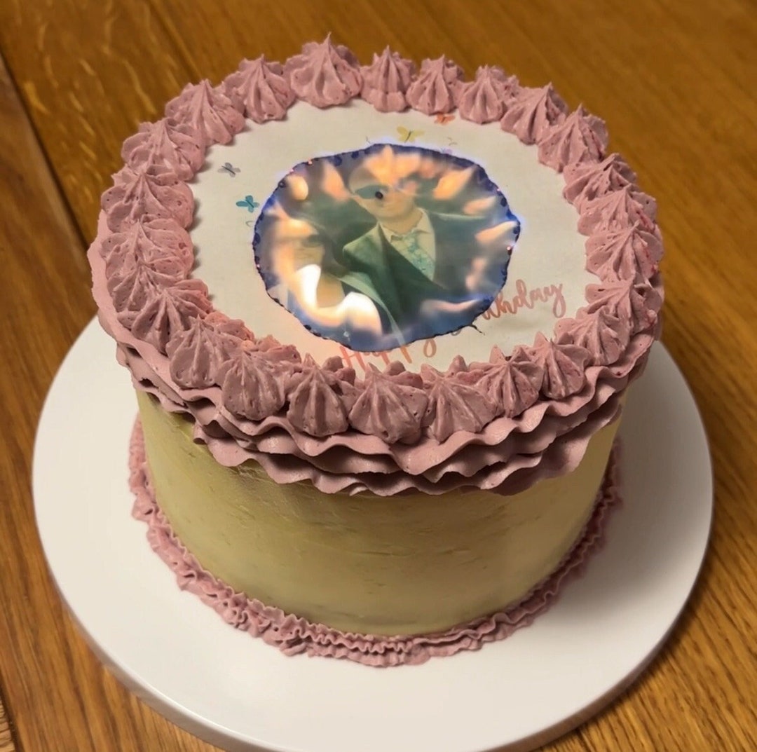 Burn Away Cake Toppers 1 X Wafer Paper and 1 X Icing Printed Toppers ...