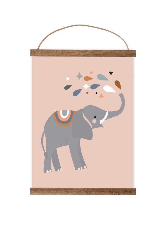 Poster Emma Elephant - Etsy
