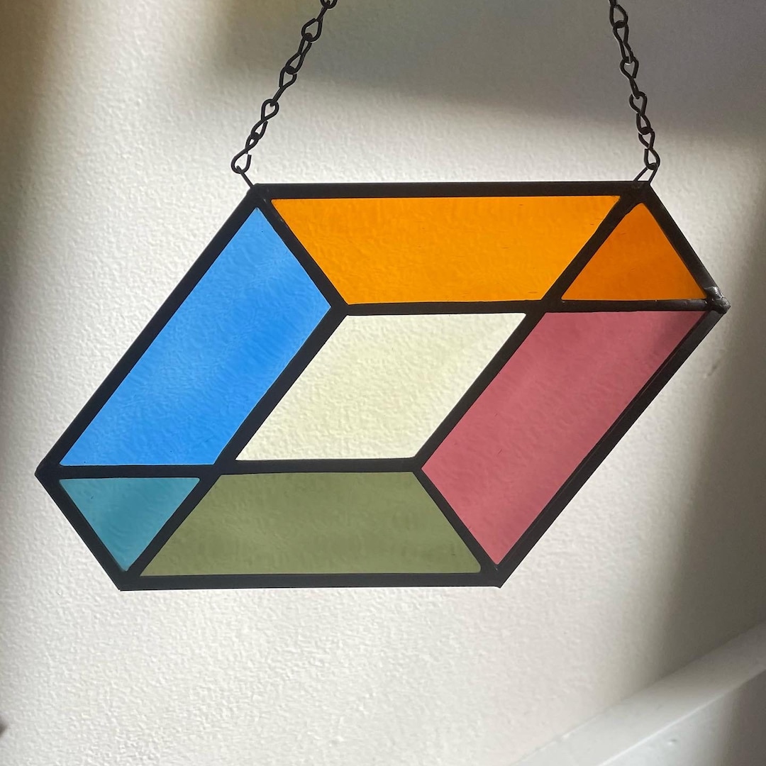 Optical Illusion Cube - Etsy