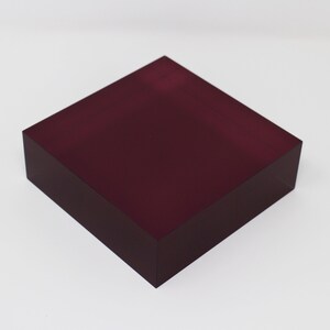 Translucent Tinted See Through Black Acrylic Colour Block, E004 - Etsy