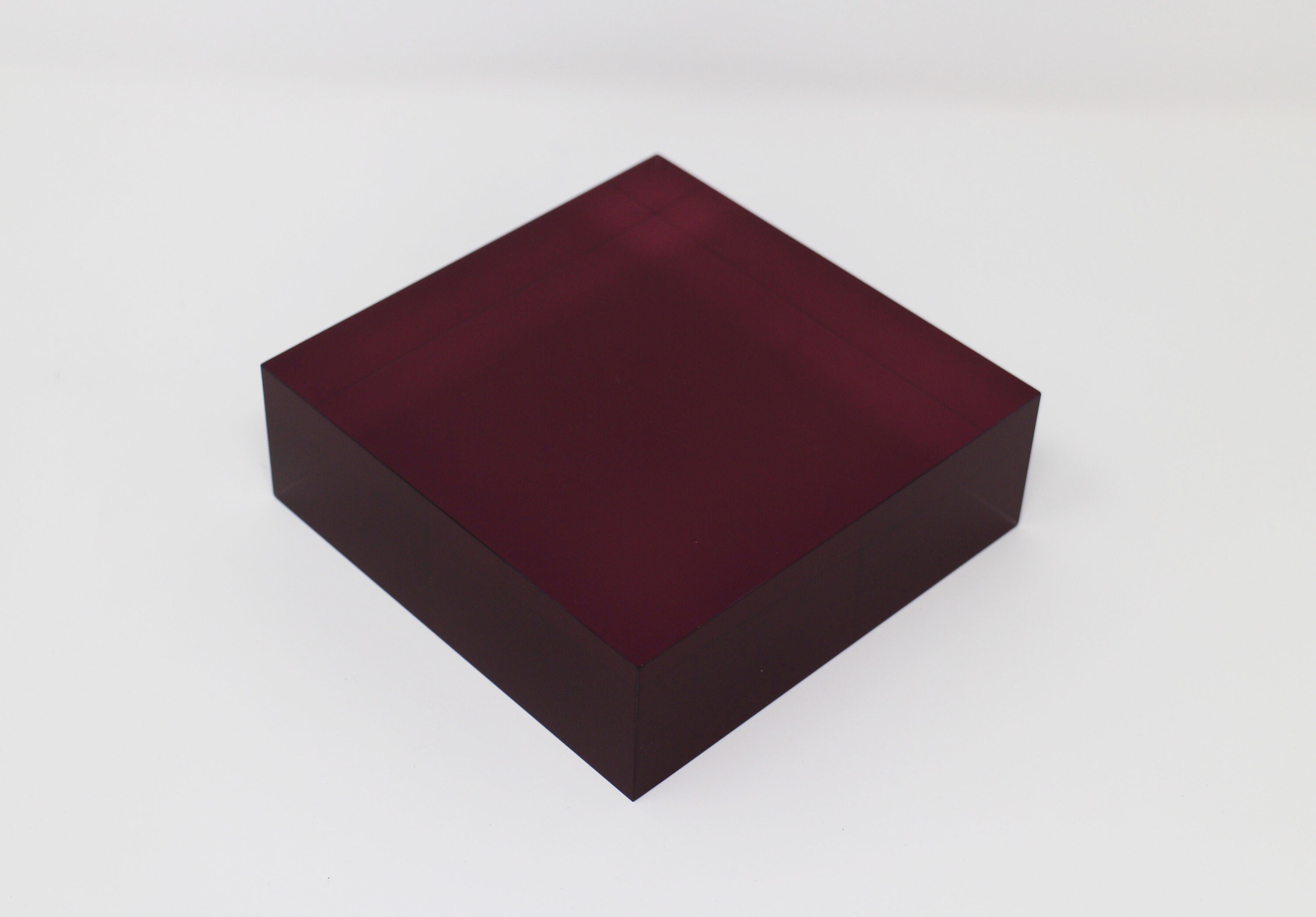 Translucent tinted see through black acrylic colour block | Etsy