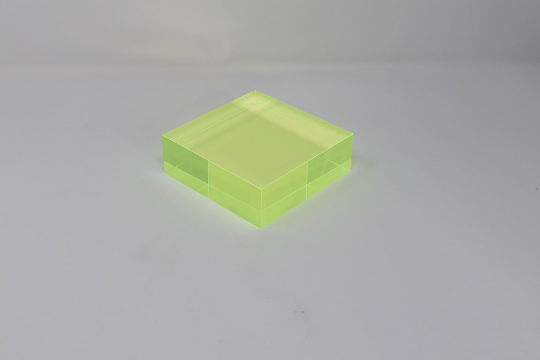 Translucent Tinted Light Green Acrylic Block K004 - Etsy