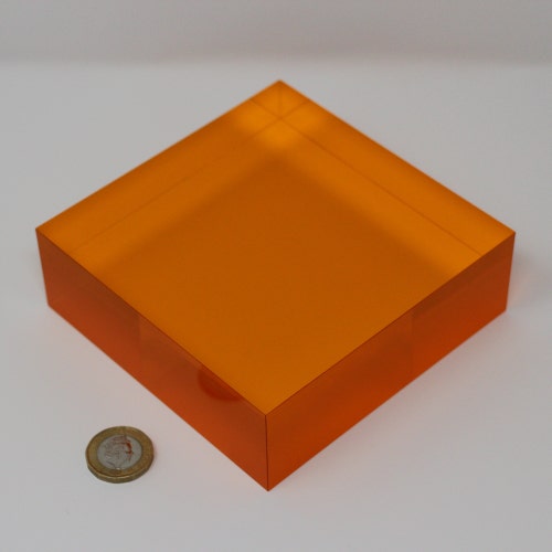 Translucent Tinted See Through Black Acrylic Colour Block - Etsy