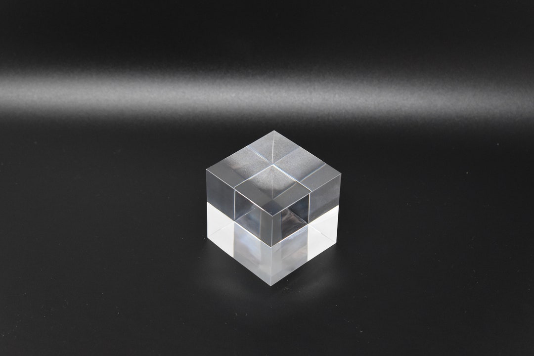 50x50mm Clear Cast Acrylic Block, 50mm, 40mm, 30mm, 20mm, 15mm ...