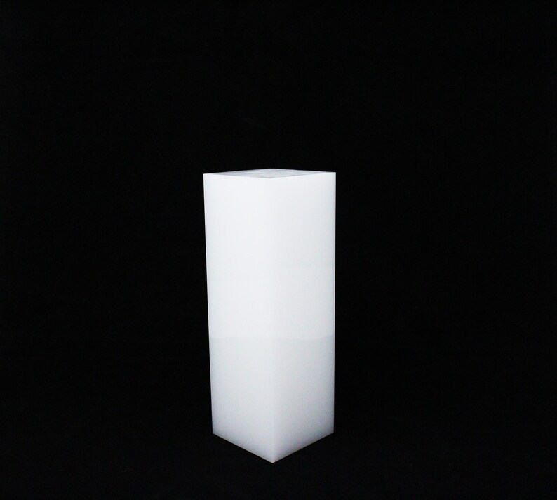 Opaque White E025 Acrylic Block 50mm Thickness 50x50x150mm - Etsy