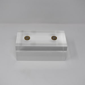 80 Mm Thickness Clear Cast Acrylic Block, Hand Polished - Etsy UK