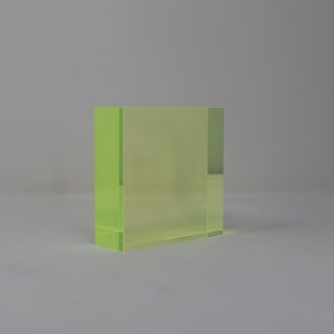 Translucent Tinted Light Green Acrylic Block K004 - Etsy