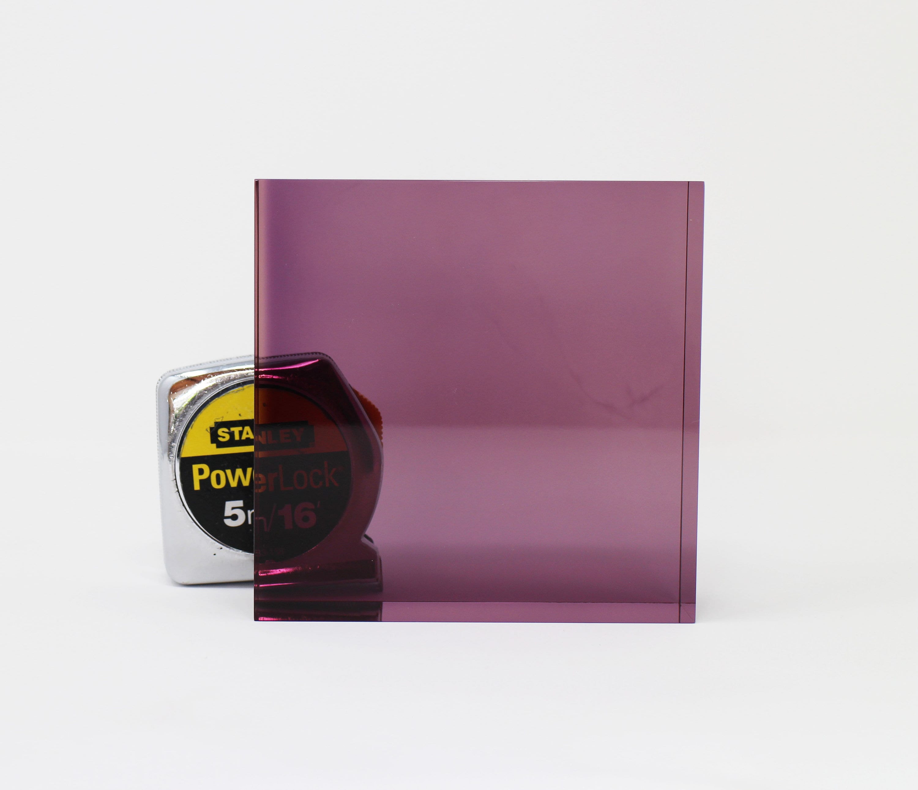 Translucent tinted see through black acrylic colour block | Etsy