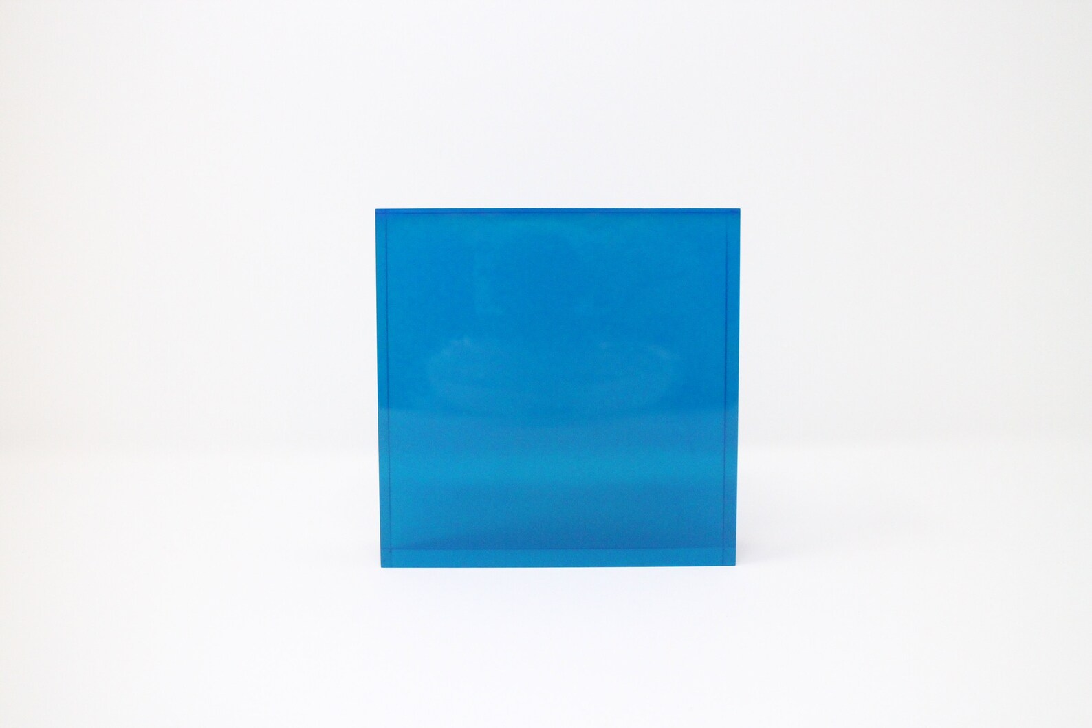 Translucent Dark Agean Blue E060 Acrylic Block 40mm Thickness | Etsy