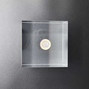 80 Mm Thickness Clear Cast Acrylic Block, Hand Polished - Etsy UK