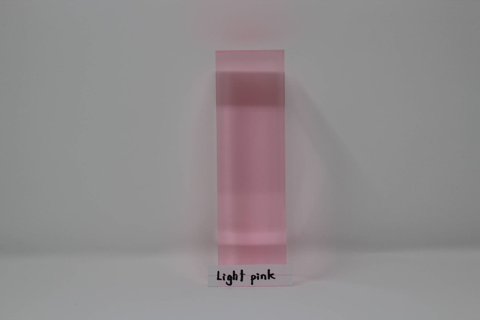 Translucent Tinted Light Pink Acrylic Block Sheet 50mm - Etsy UK