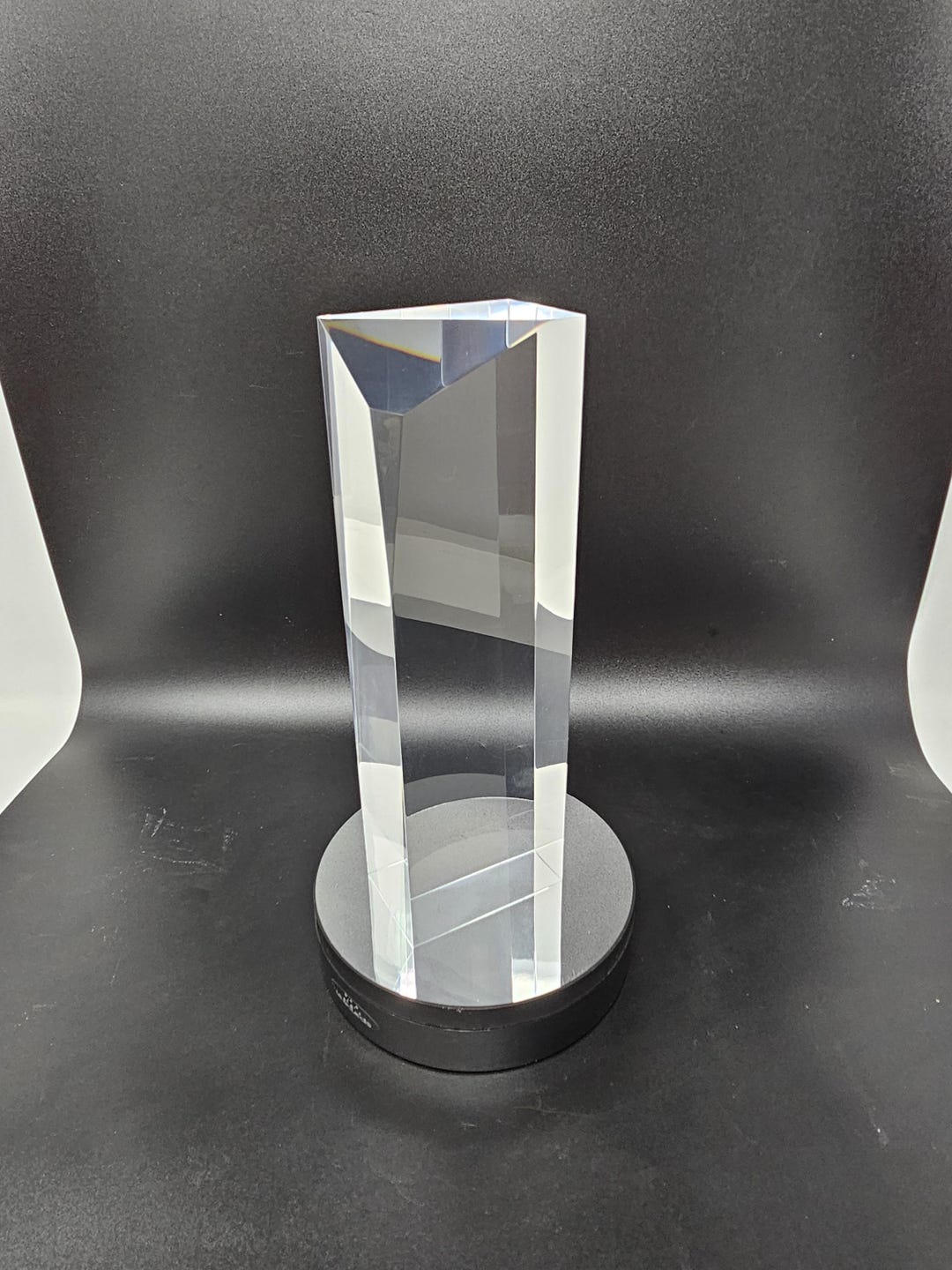 Clear Cast Acrylic 3D Trophy Block or VMD, Hand Polished, 230x70x45mm ...