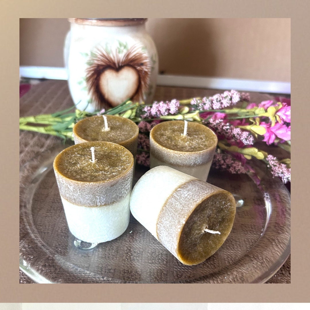 Vanilla Cupcake Natural Wax Votive Set Vegan Gift Set Scented Candles ...