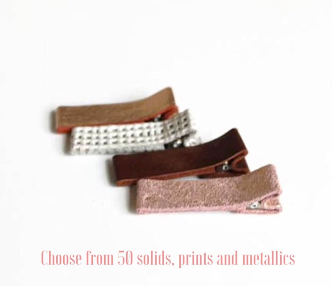 Leather Hair Clip Hair Clips Hair Clips for Girls Hairclips - Etsy