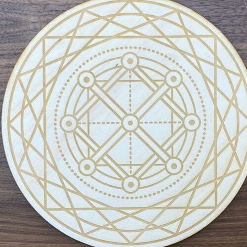 Vesica Piscis Crystal Grid Altar Decoration - Etsy