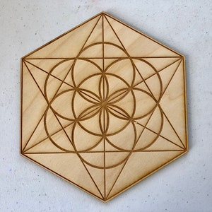 Tree of Life Grid Crystal Grid Altar Decoration - Etsy