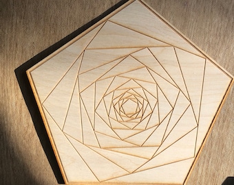 Pentagram Crystal Grid Altar Decoration - Etsy