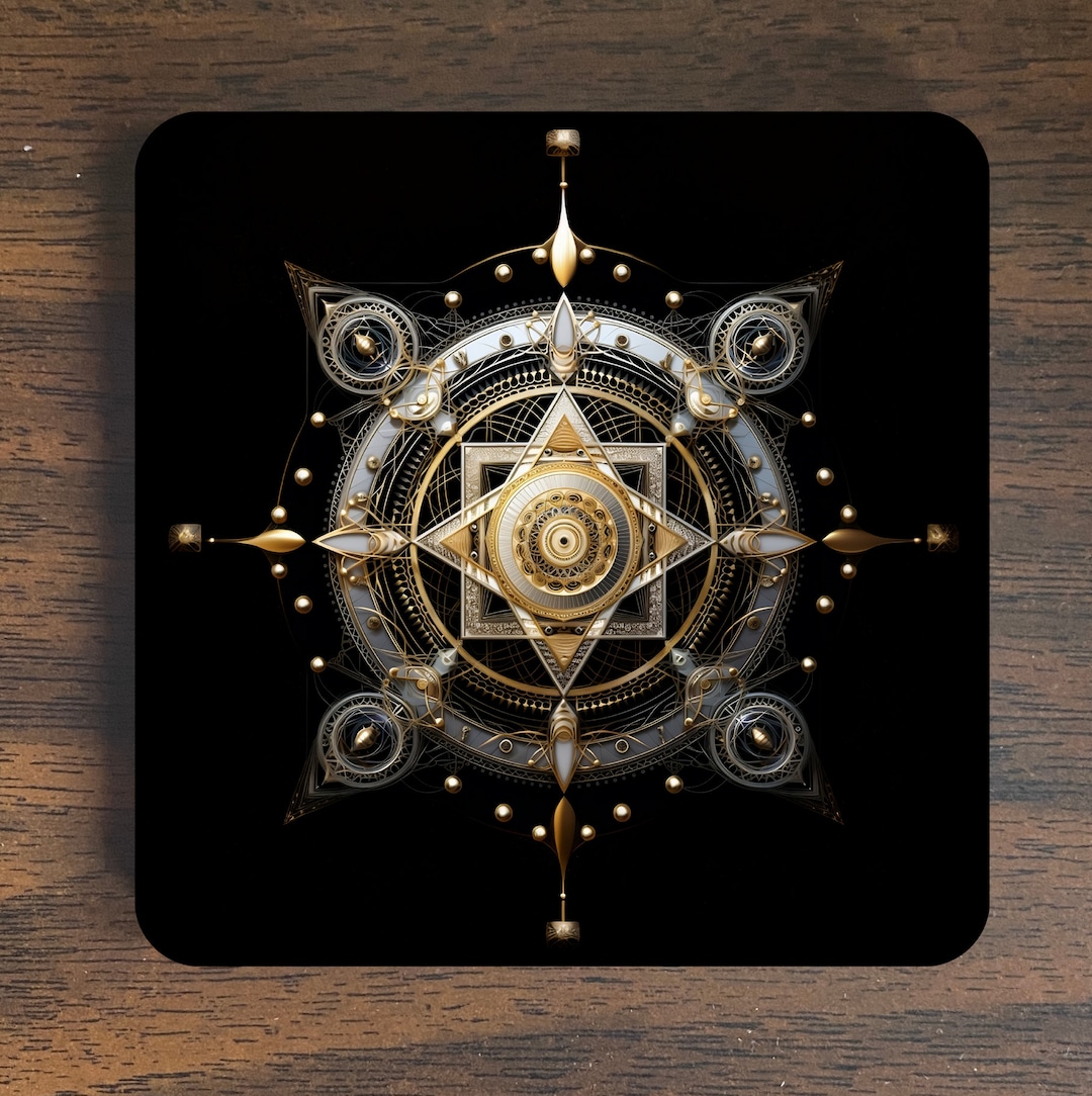 Mandala Magnet - Mandala Refrigerator Magnet - Spiritual Magnet ...