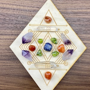 Diamond Geometric Crystal Grid - Geometric Crystal Grid - Diamond ...