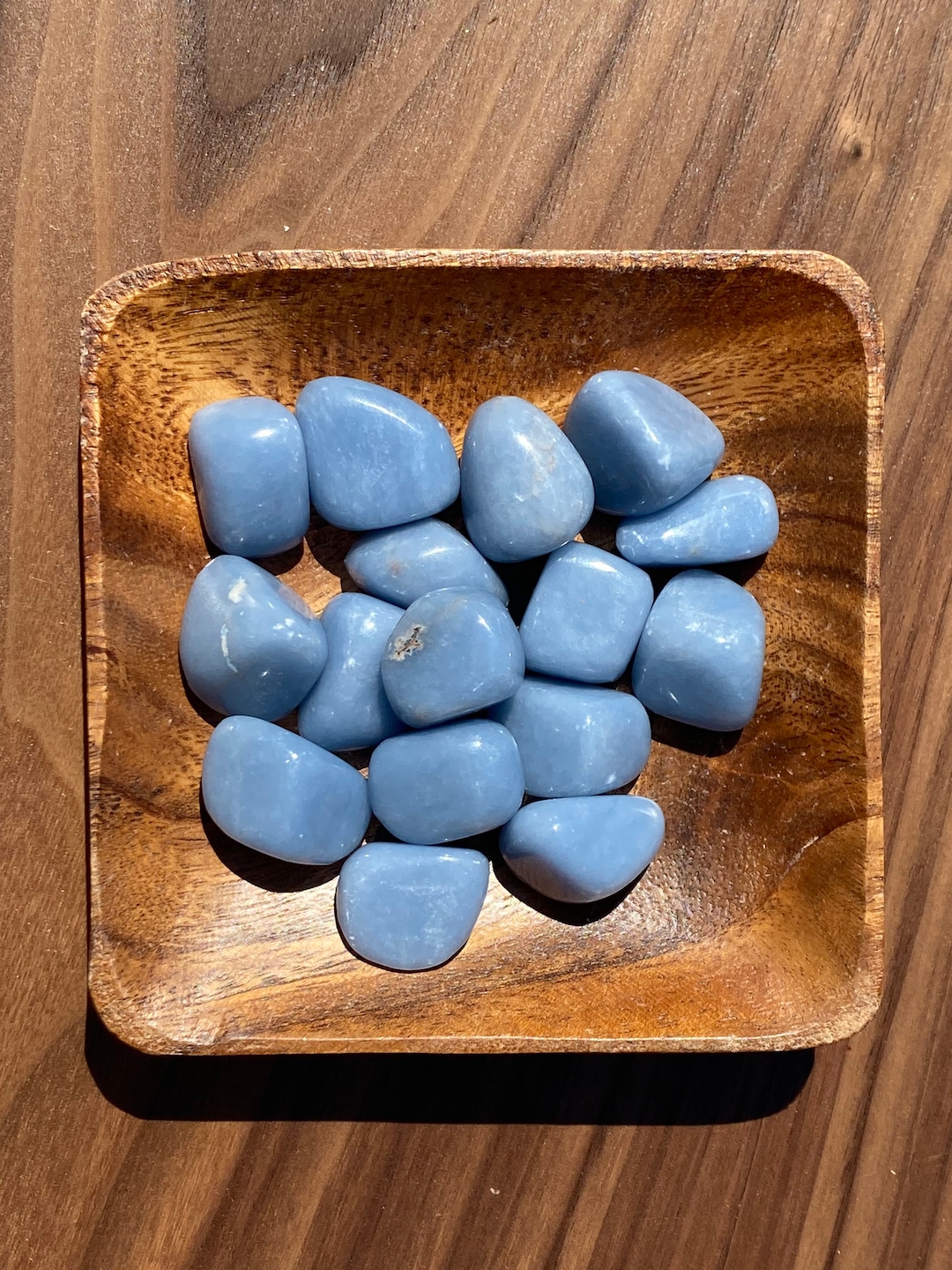 Angelite TUMBLED Angelite - Angelite Healing Crystal - Angelite Healing ...