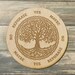 Tree of Life Pendulum Board - Tree of Life Divination Board - Celtic ...