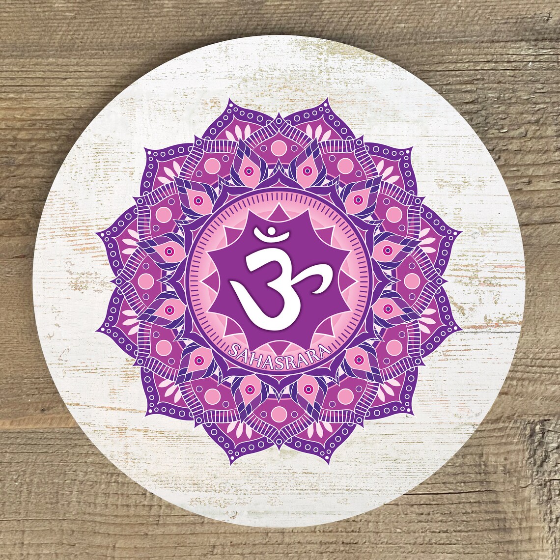 Crown Chakra Magnet - Color Crown Chakra - Sahasrara Magnet - Wall Art ...