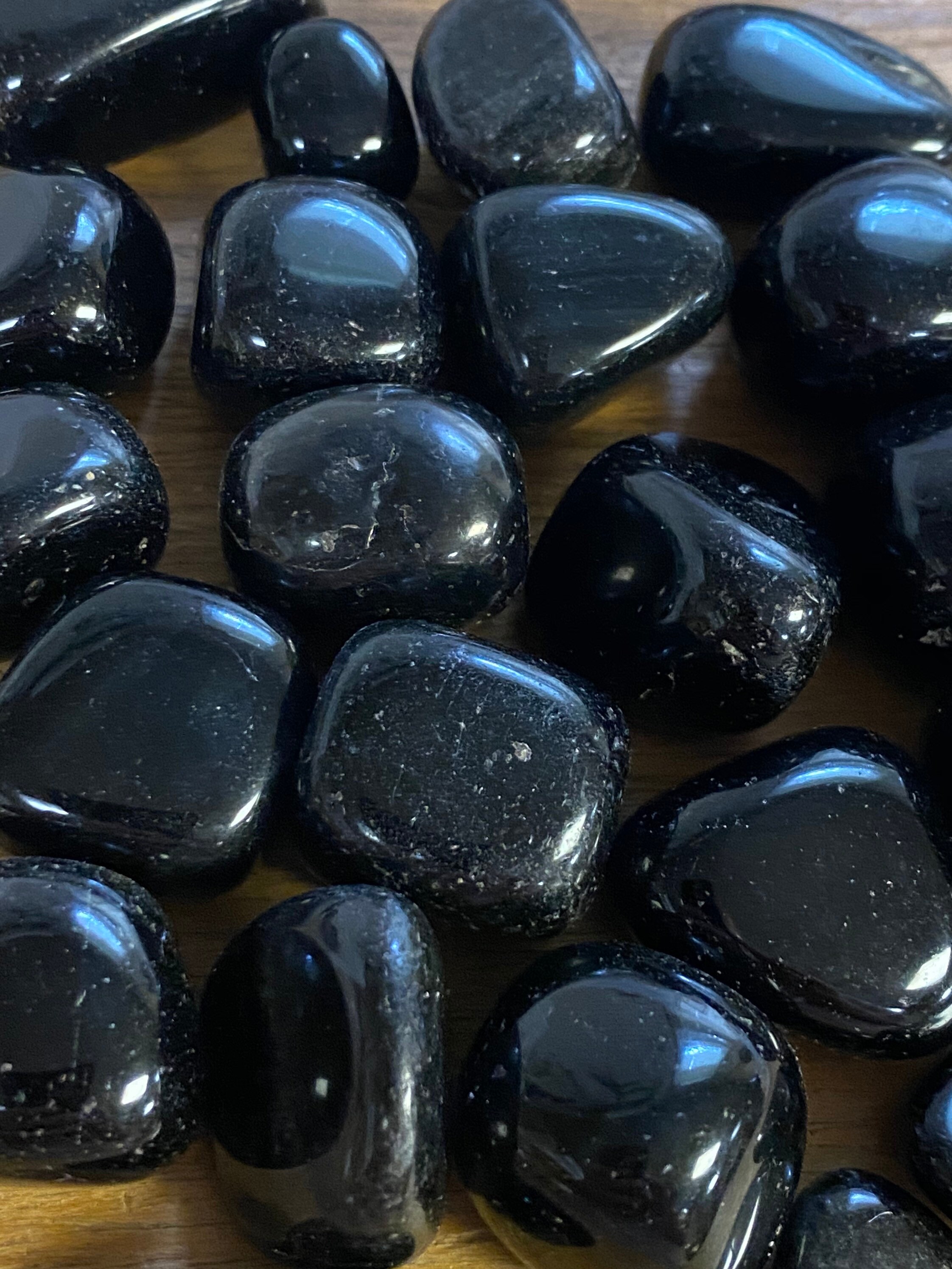 Black Obsidian TUMBLED MEDIUM Tumbled Black Obsidian - Etsy