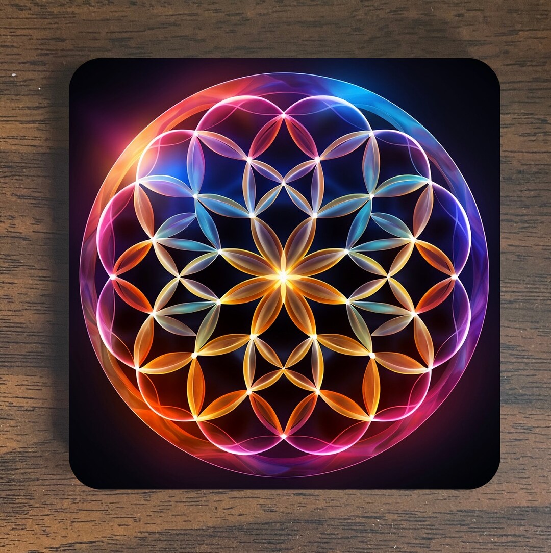 Mandala Magnet - Mandala Refrigerator Magnet - Spiritual Magnet ...